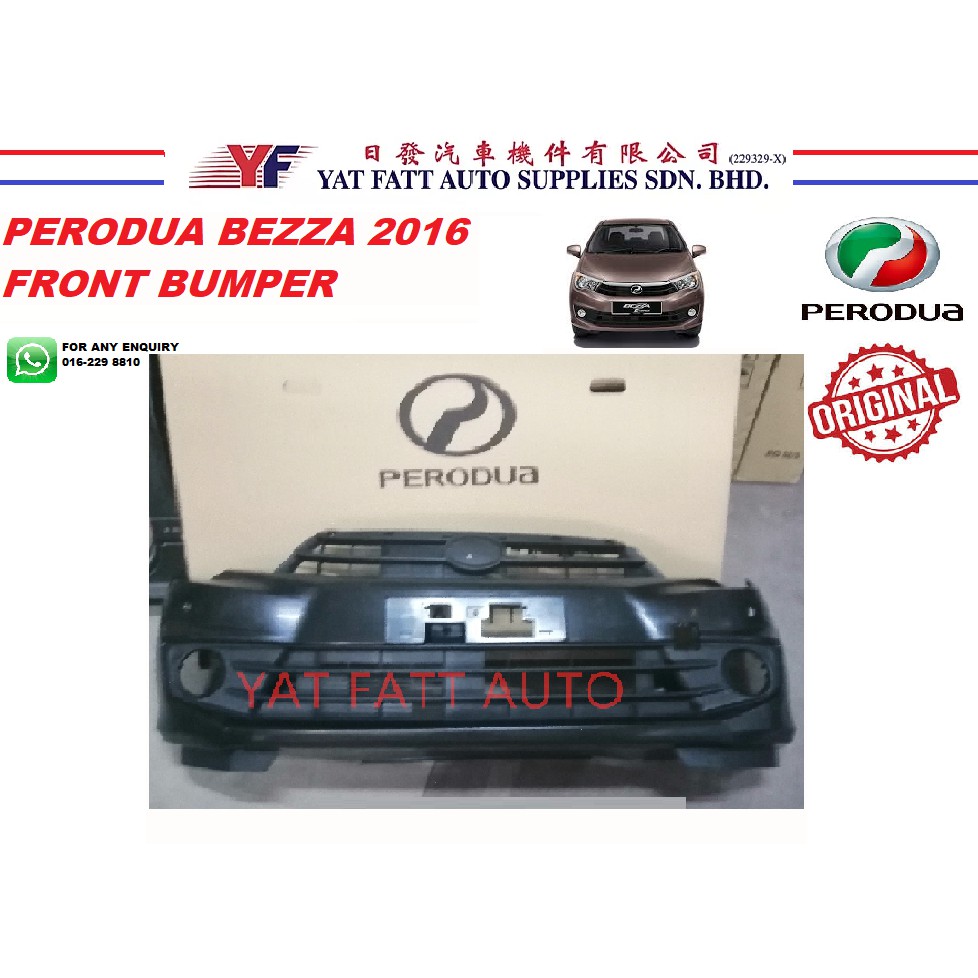 PERODUA BEZZA 2016 FIRST GENERATION BUMPER FRONT/REAR OEM | Shopee Malaysia