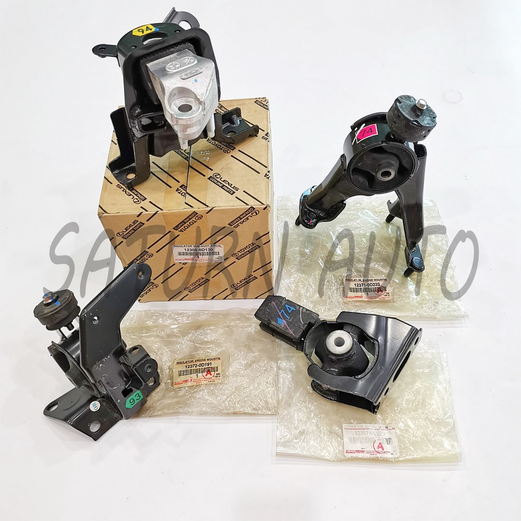 100% GENUINE PARTS TOYOTA ALTIS(ZZE142) 1.8 2008" ENGINE MOUNTING ...