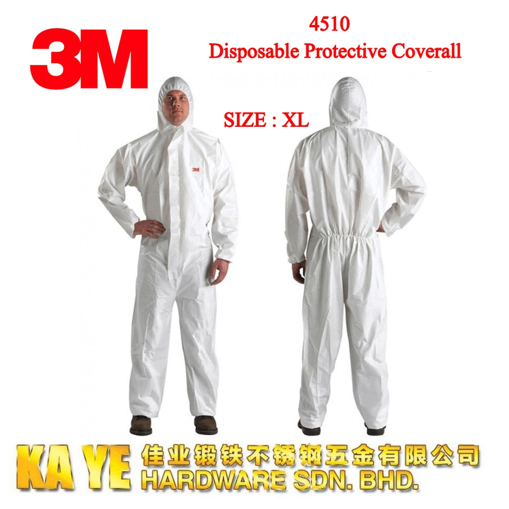 3M™ Disposable Protective Coverall 4510 | Shopee Malaysia
