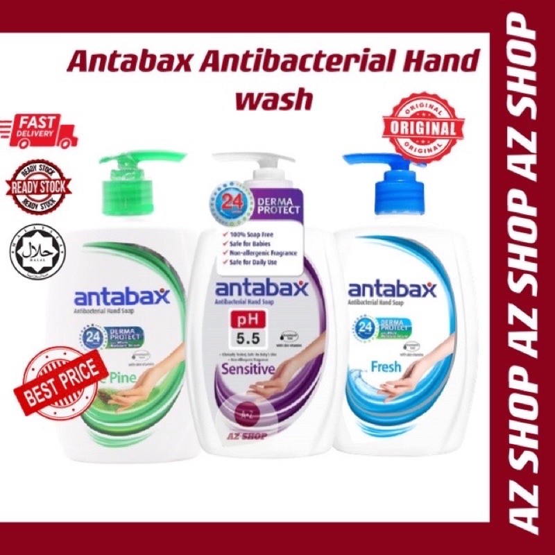 Antabax Antibacterial hand wash 450ml / 400ml Cuci tangan Antabax 洗手液 🔥 ...