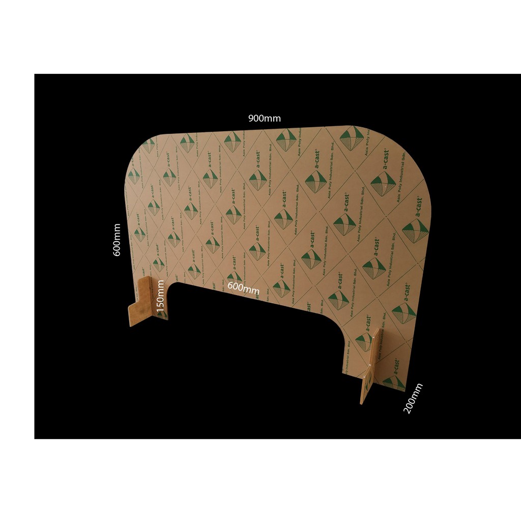 [CUSTOM] Acrylic Shield Divider | Counter & Office use | | Shopee Malaysia