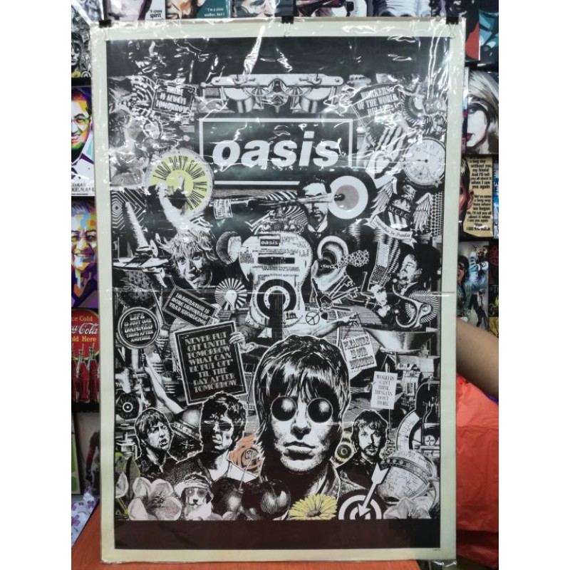 Oasis Logo Band Poster | Shopee Malaysia