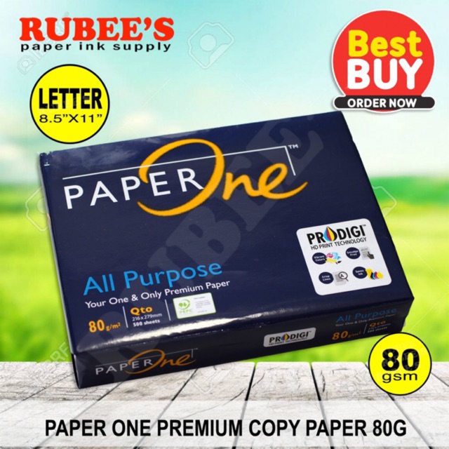 PAPER ONE SHORT Premium Copy paper 80 GSM | Shopee Malaysia
