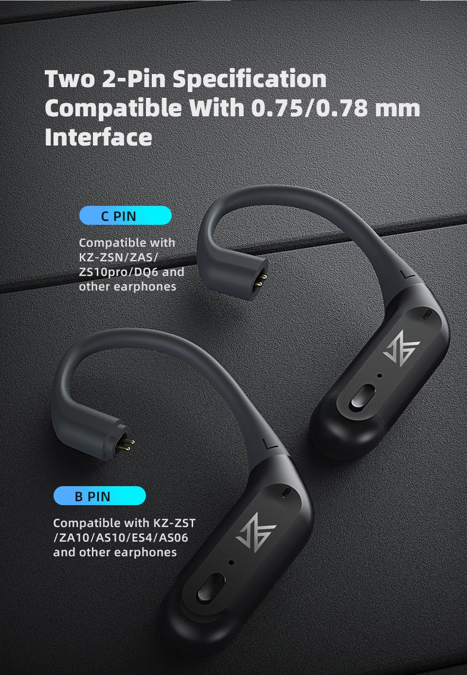 KZ AZ09 Pro Upgrade Wireless Headphones Bluetooth-compatible 5.2 Cable ...