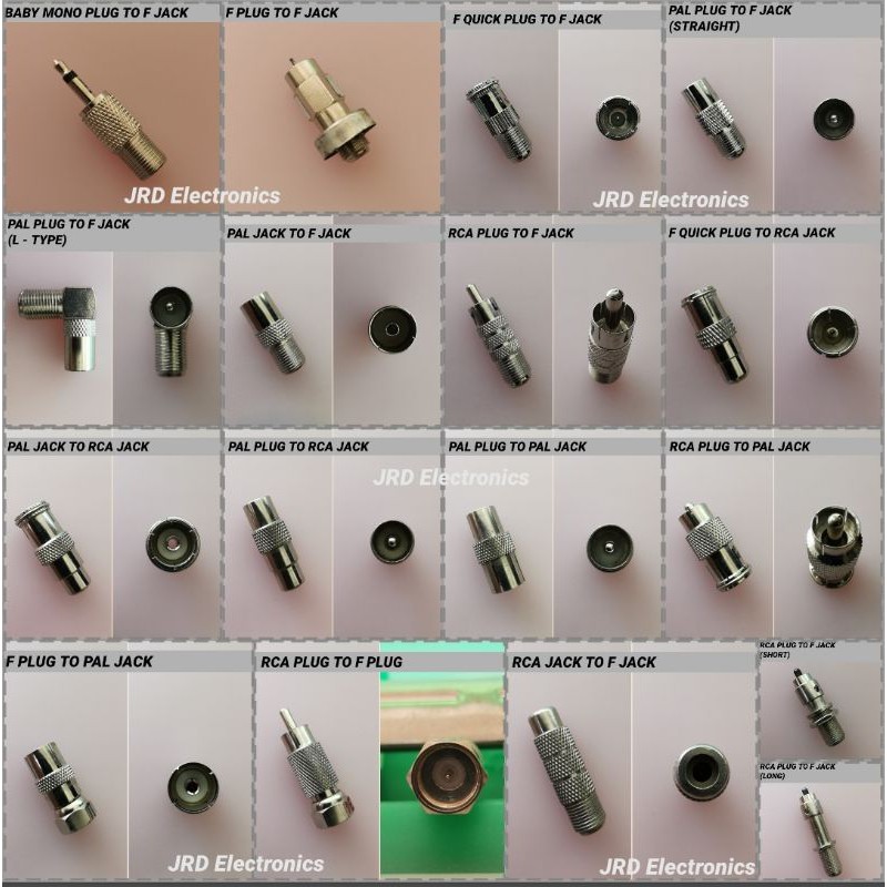 ADAPTOR / ADAPTER for TV / Communication - baby momo plug f plug f jack ...