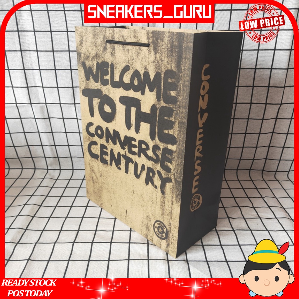 Converse PAPER BAG Packaging bag Portable paper bag gift bag sport ...