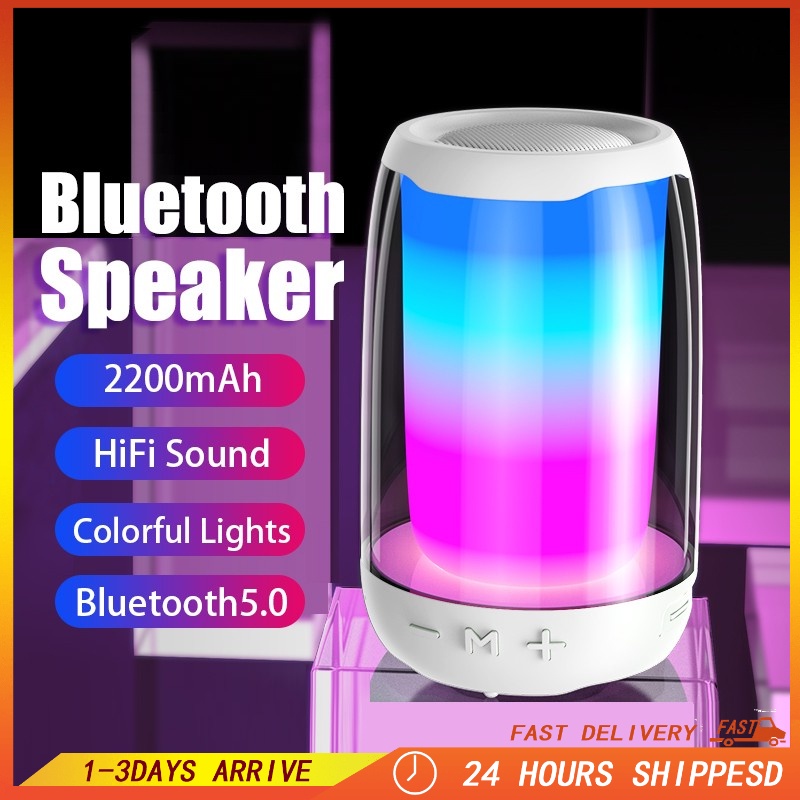 Colorful 6 Colours Speaker Subwoofer Music Player Bass Speaker Sound ...