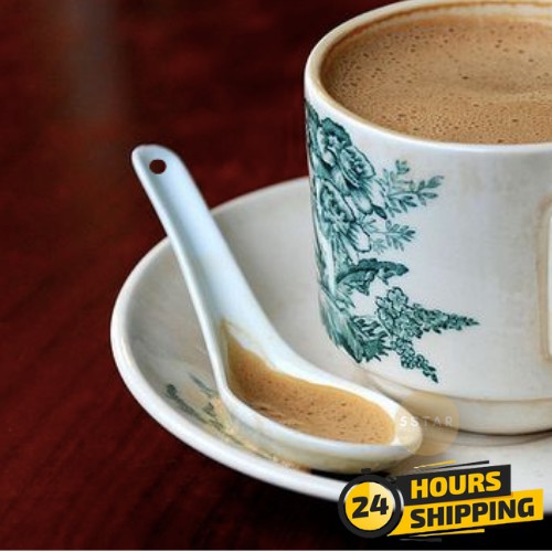 5STAR WHITE CERAMIC COFFEE SPOON KOPI SPOON KOPITIAM SPOON CAFE ...
