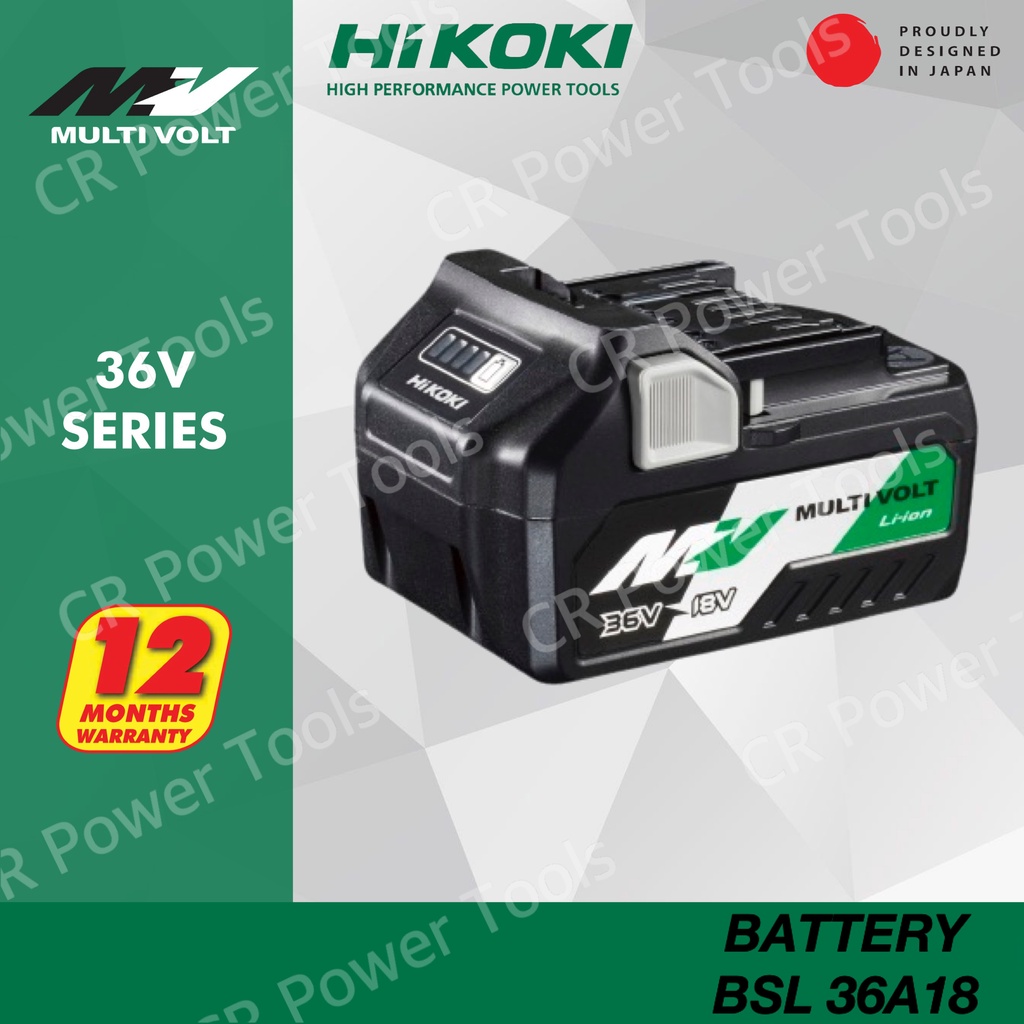 HIKOKI HITACHI BATTERY BSL36A18 36V (SINGLE PACK) | Shopee Malaysia