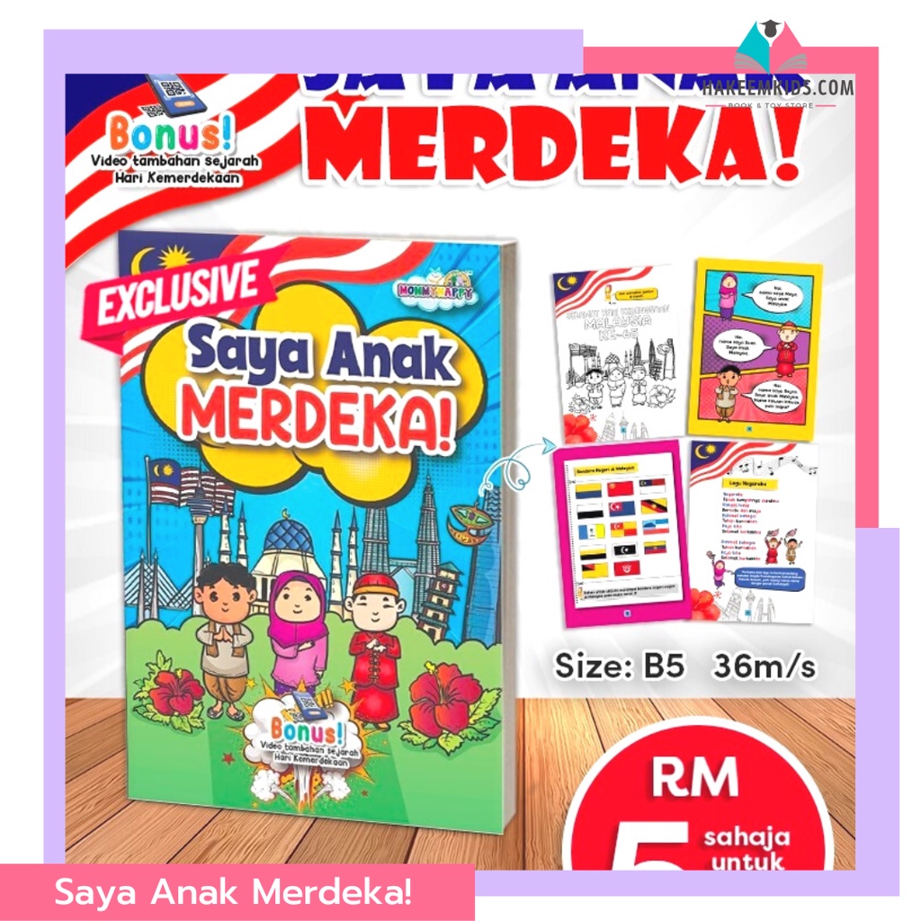 BUKU AKTIVITI SAYA ANAK MERDEKA | Shopee Malaysia