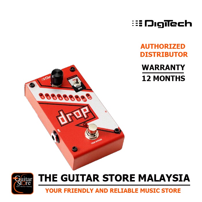 DigiTech Drop V01 Polyphonic Drop Tune Pitch-Shifter Guitar Effect Pedal (V01 / V 01) | Shopee ...