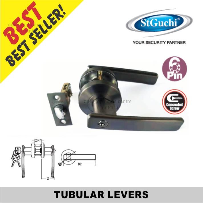 St Guchi SGTL-6318 Tubular Levers (Concealed Fixing) | Shopee Malaysia