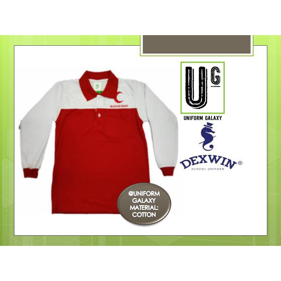 T-SHIRT PBSM / BBSM (PERSATUAN BULAN SABIT MERAH) LENGAN PANJANG ...