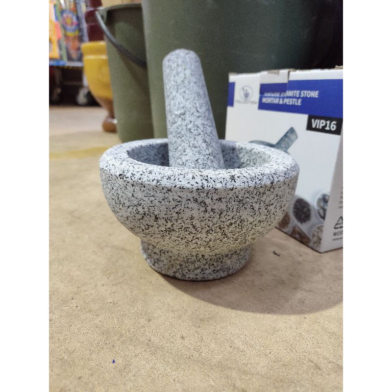Lesung Batu Granite saiz16cm, Batu asli | Shopee Malaysia
