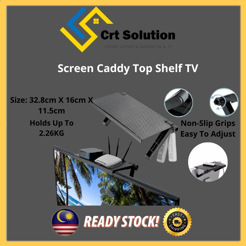 LCD Shelves LCD TV Rack Shelf Flat Screen Top Storage Wall Mount Rack ...