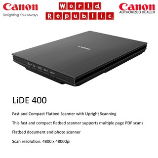 Canon LiDE 400 Fast and Compact Flatbed Scanner with Upright Scanning ...