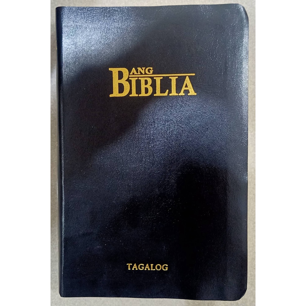 ANG BIBLIA (KJV Tagalog Bible) / LUMANG SALIN / FLEXIBLE COVER / GOLD ...