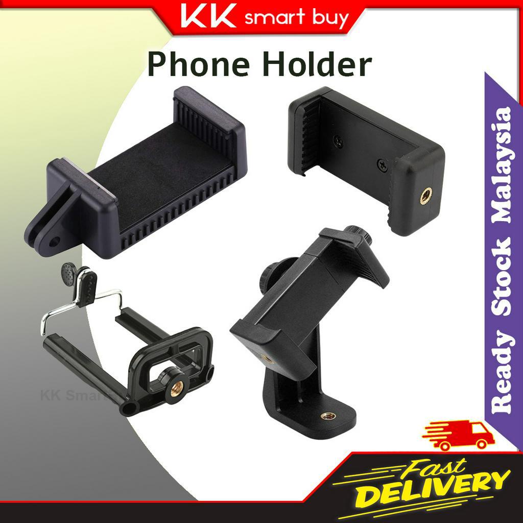 Phone Clip Holder Grip Mount Tripod Selfie Stick Holding Fon Wefie ...