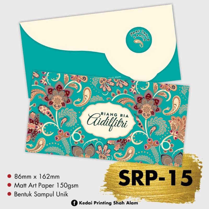 SAMPUL RAYA PREMIUM DESIGN NEW EXCLUSIVE AIDILFITRI RAYA 2024 Saiz ...