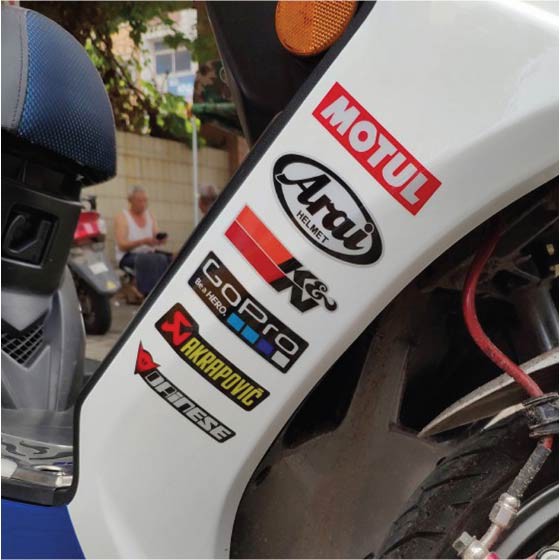 Sticker Motor / Sticker Fairing Motor / Sticker Helmet (2) | Shopee ...
