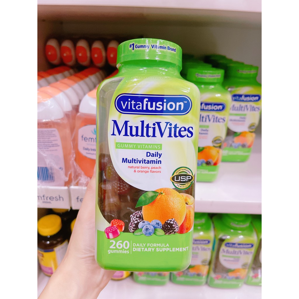 Gummies MULTIVITES - VITAFUSION VITAMINS 260 tablets usa | Shopee Malaysia