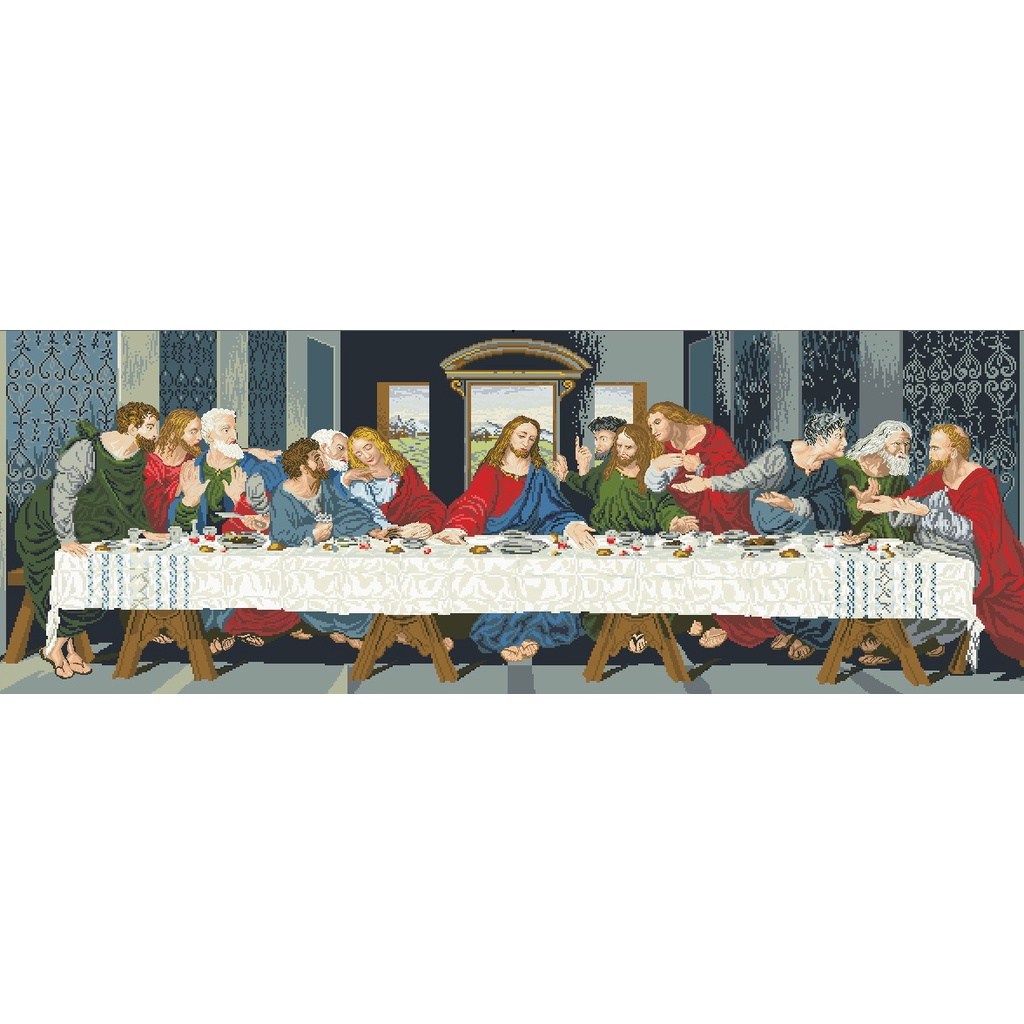LAST SUPPER DESIGN MATERIALS ONLY (PATTERN NOT INCLUDED) | Shopee Malaysia