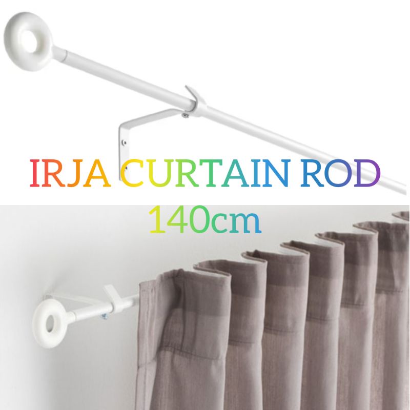 💥READY STOCK💥IKEA CURTAIN ROD SET 140cm WHITE | Shopee Malaysia