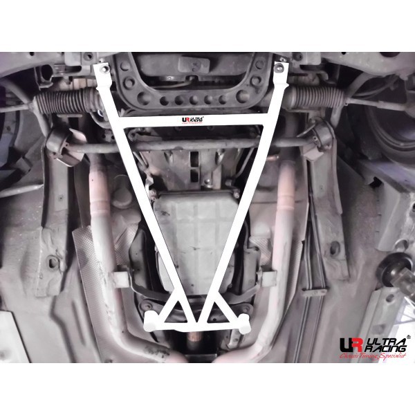 ULTRA RACING 4-Point Front Lower Bar:MERCEDES W210 (E240) 2.4 '97 [LA4 ...