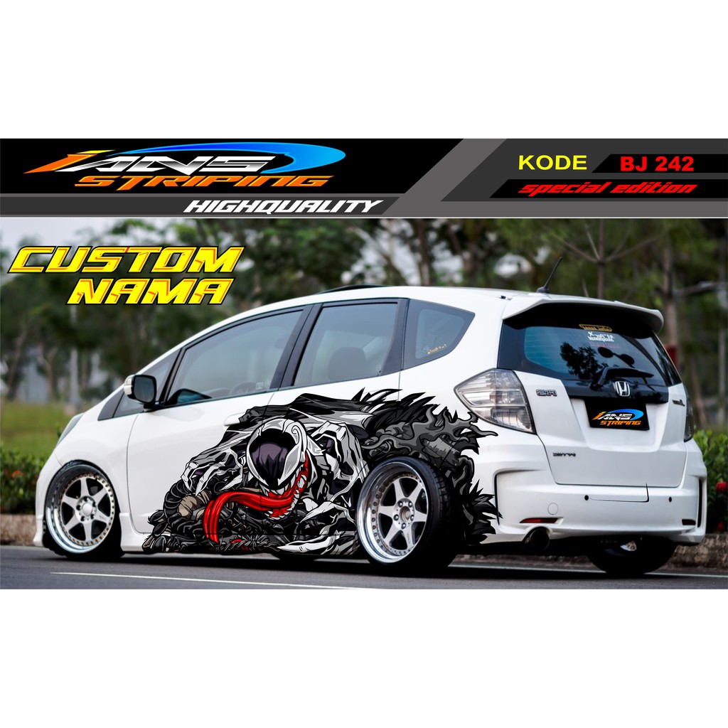 Decal CAR STICKER HONDA JAZZ, AGYA, SIGRA, YARIS, MOBILIO / LATEST CAR ...