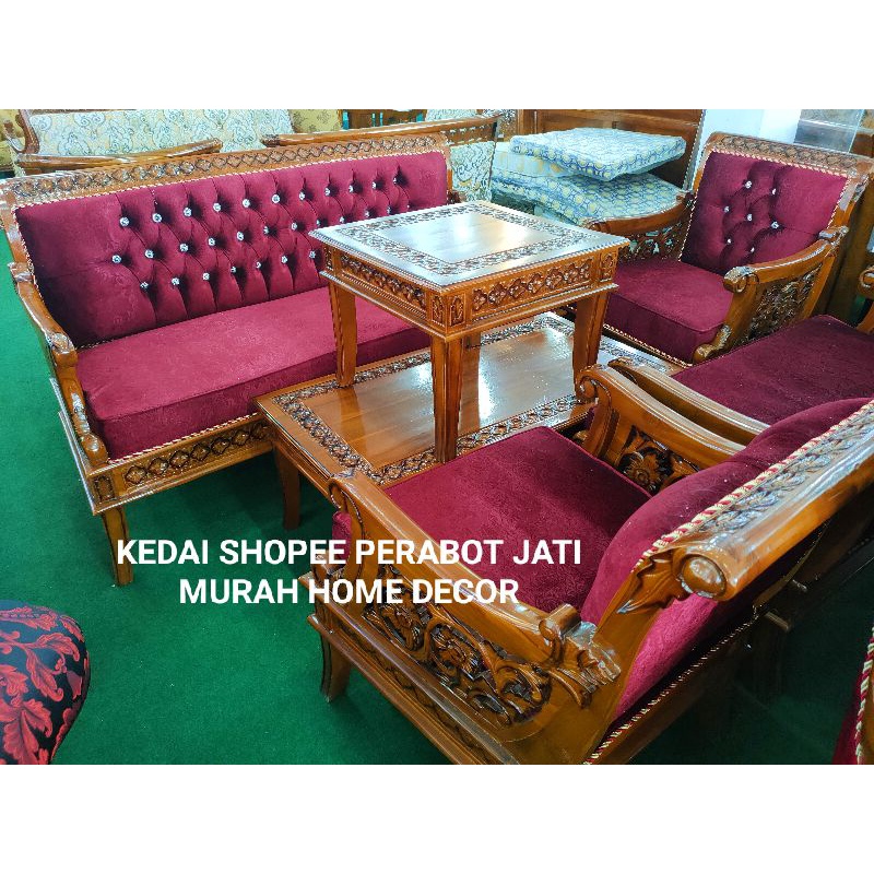 💯JATI ORIGINAL INDONESIA SET SOFA JATI💯 | Shopee Malaysia