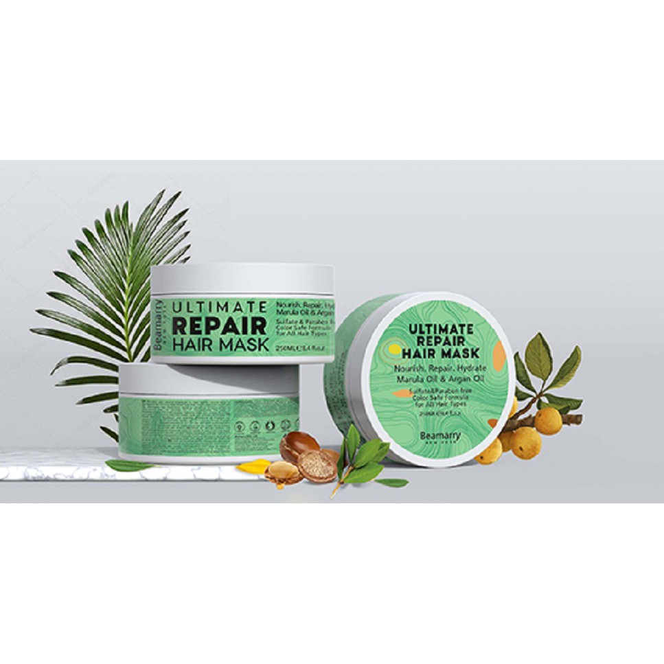 Beamarry Ultimate Repair Hair Mask 100% authentic sulfate paraben ...