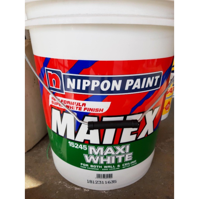 (18L) Nippon Super Matex Emulsion Ceiling & Interior Wall Paint ...