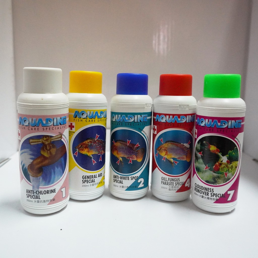 Aquadene Anti Chlorine Anti Parasite Cloudness Removal Anti White Spot General Aid aquarium use ...