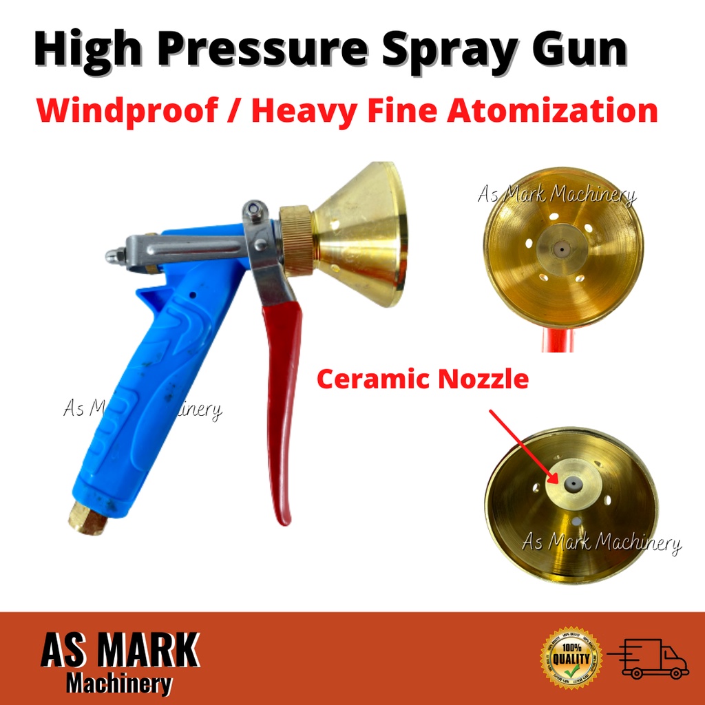 Windproof Heavy Fine Atomization High-Pressure Spray Gun with Ceramic ...