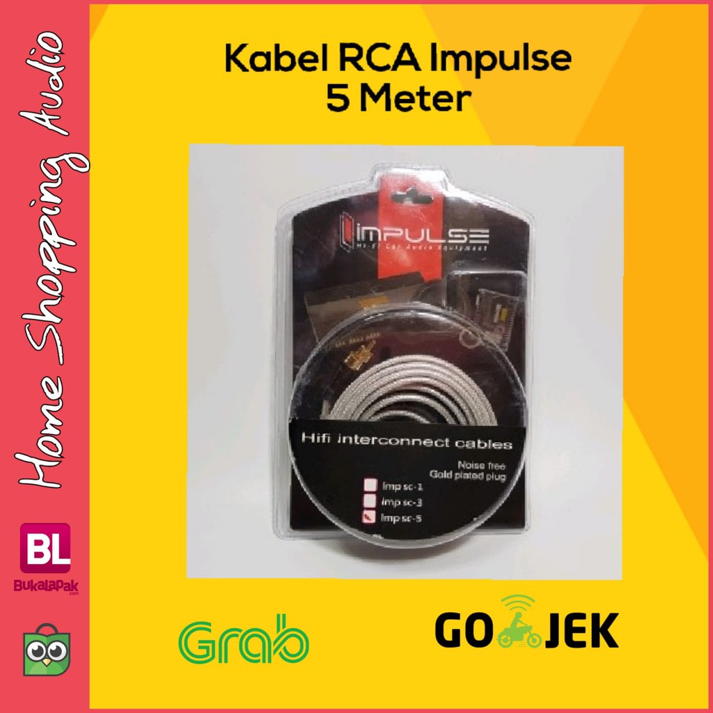 Rca Impulse Cable 5 Meters Car Audio Cable Rca Cable Nice Ori Rca Vox ...