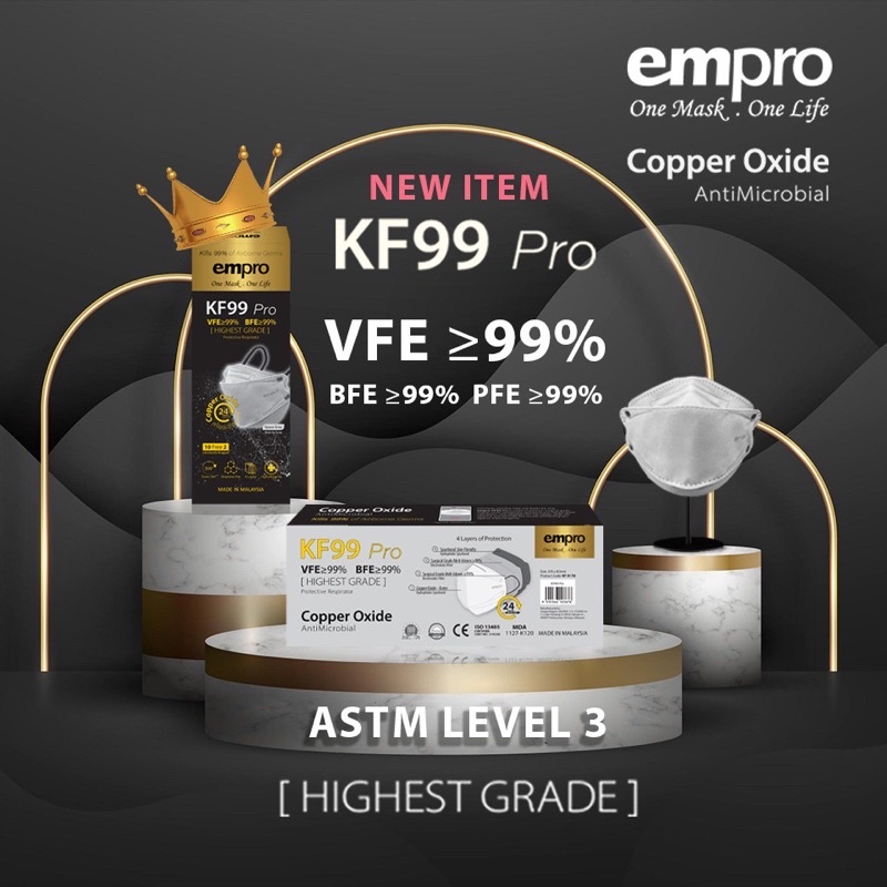 【READY STOCK】🔥 NEW 🔥 EMPRO RESPIRATOR KF99 PRO COPPER OXIDE ...