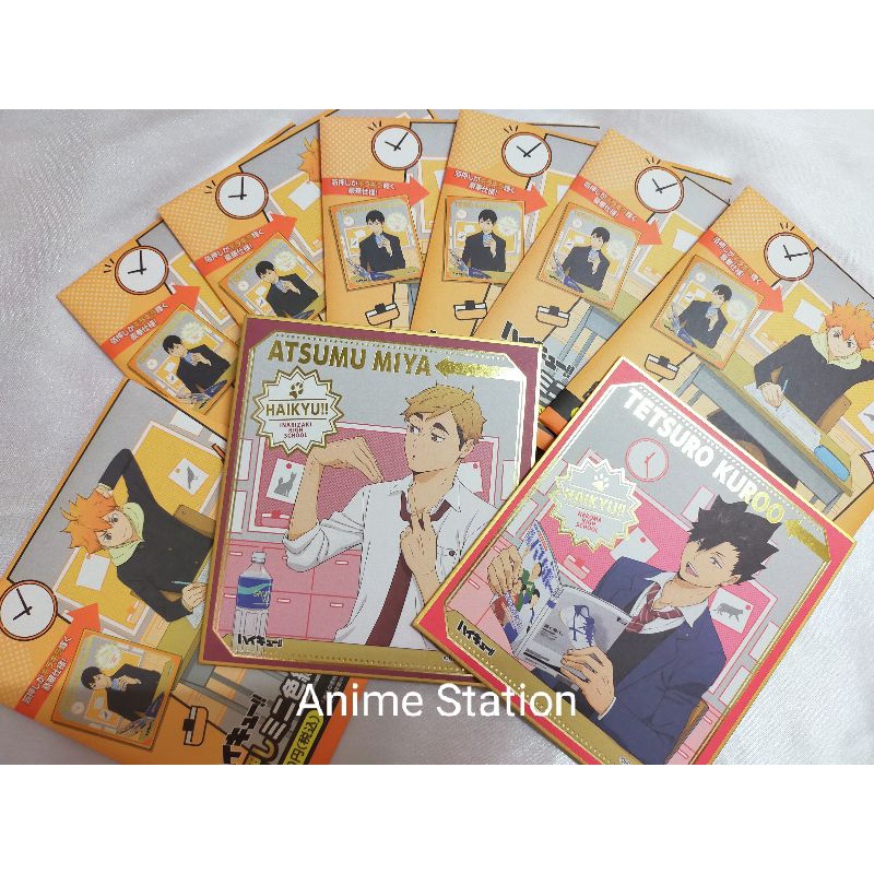 Original Haikyuu Shikishi Classroom Kageyama Hinata POMMOP Atsumu Osamu ...