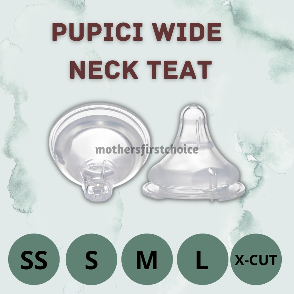 BABY PUTING PUPICI FOR BOTTLE TEAT WIDE NECK Nipple and narrow Neck Nipple Anti Colic Anti ...