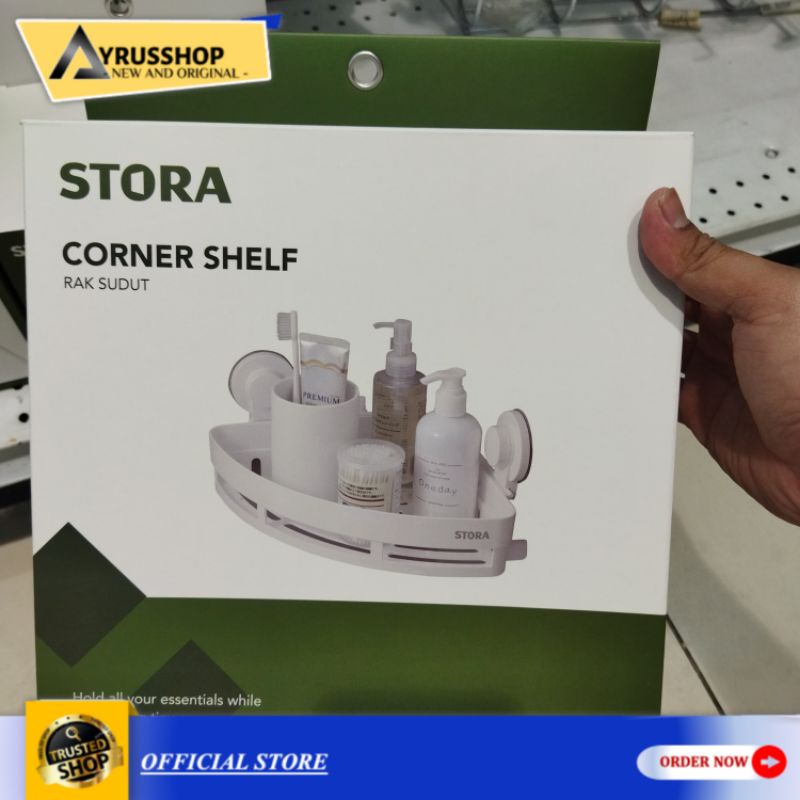 PUTIH Stora Corner Shelf Bathroom Corner Shelf Bathroom Corner Shelf ...