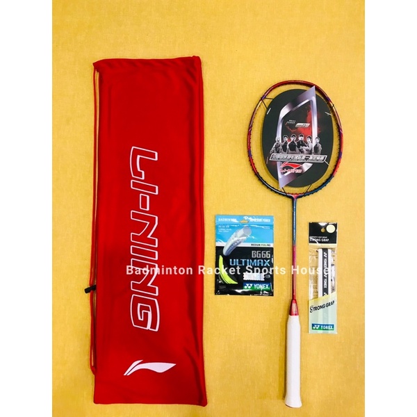 LINING AERONAUT 9000 Badminton Racket -COMBAT HDF SHOCK ABSORPTION ...