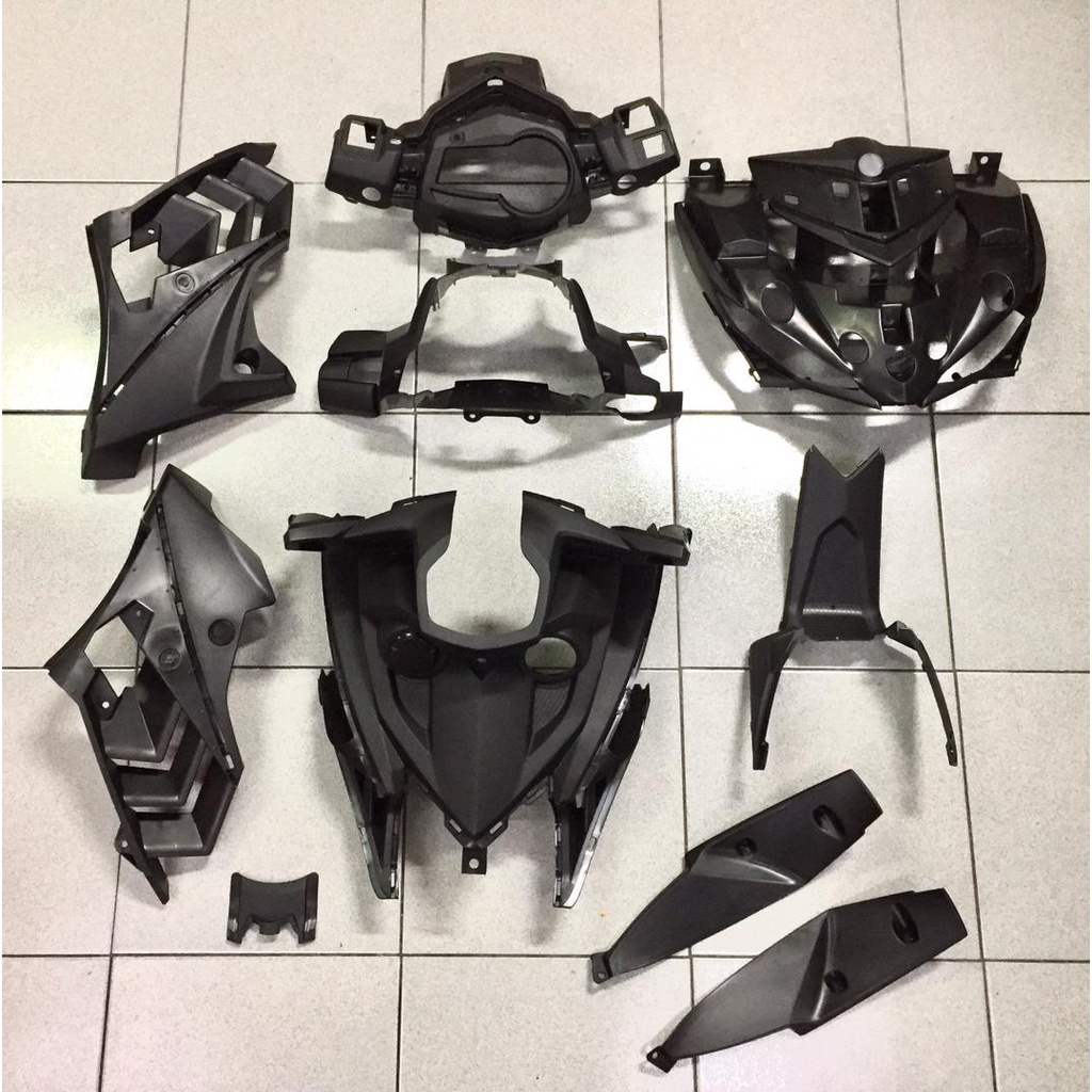Yamaha Y15 Black Cover Inner / Cover Hitam Complete Set 100% Original ...