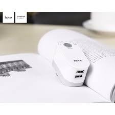 HOCO Adapter dual Usb C12B Smart Dual Ports Charger Set | Shopee Malaysia