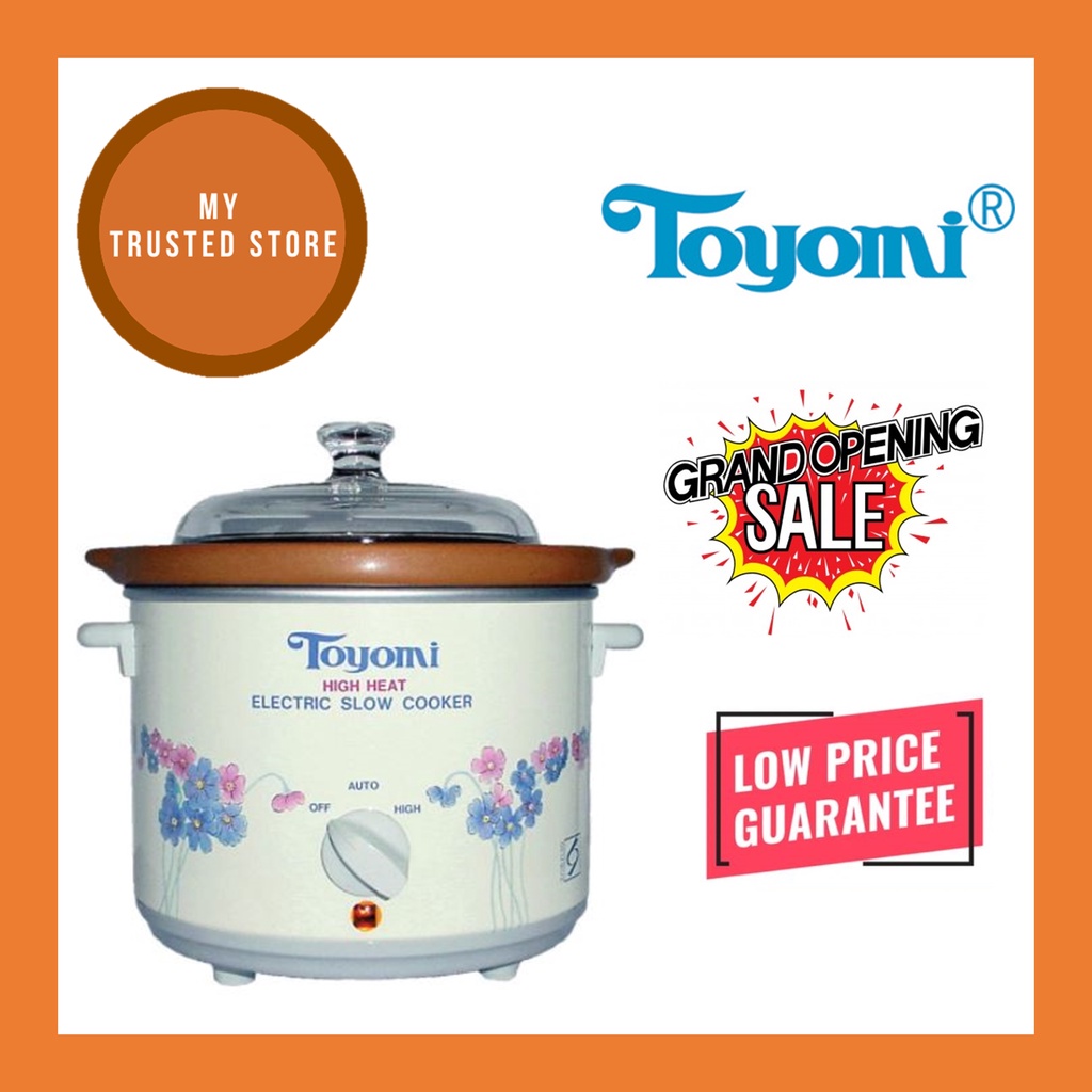 TOYOMI Slow Cooker with High Heat Pot 1.2L - HH 1500A | Shopee Malaysia