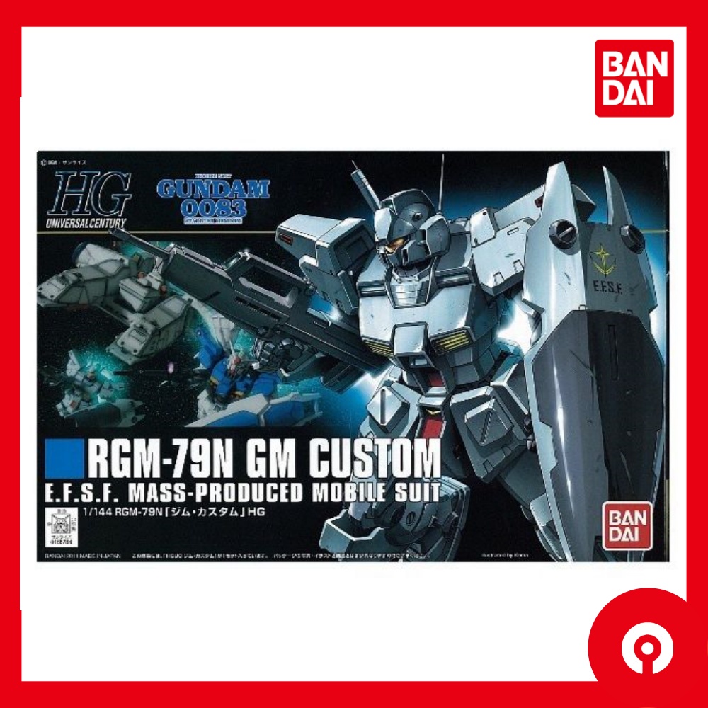 Bandai HGUC RGM-79N GM Custom HG Universal Century RGM79N 1/144 Gundam ...