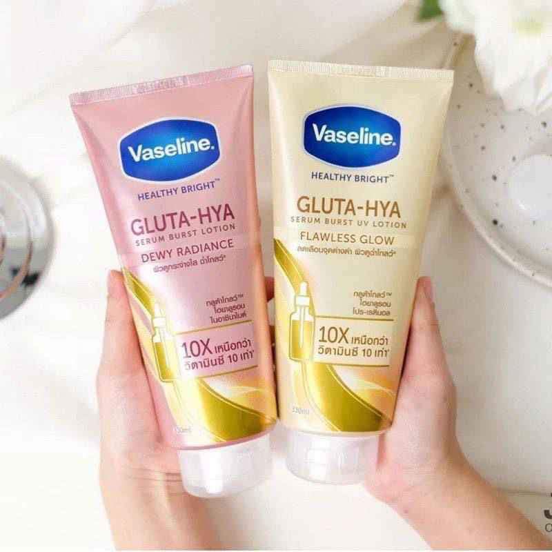 VASELINE/GLUTA-HYA FLAWLESS GLOW/BODY LOTION CREAM /MOISTURISING/330ml ...