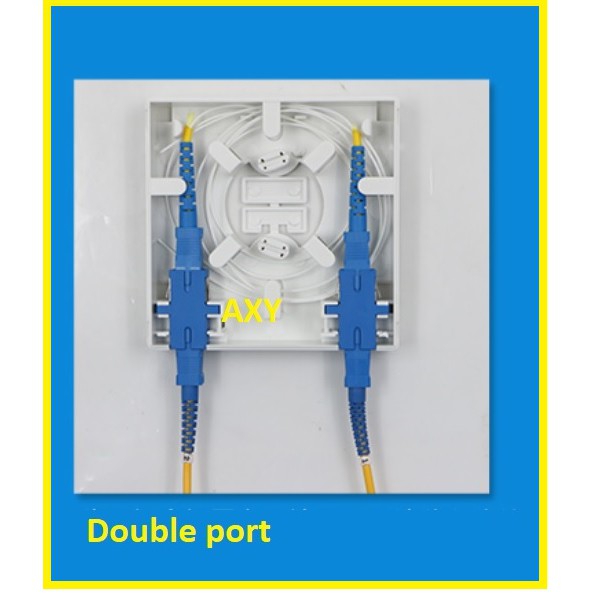 Fiber optic wall socket FWS with SC adaptor 光纤插座面板86x86mm | Shopee Malaysia