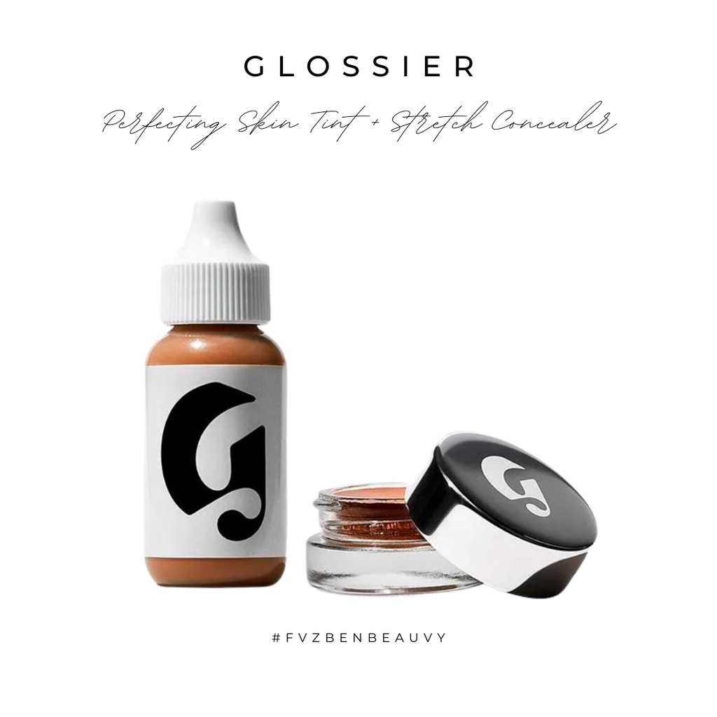 [READY STOCK] GLOSSIER Perfecting Skin Tint + Stretch Concealer SET ...