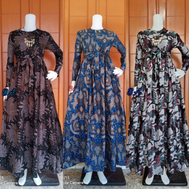 Gamis BATIK MANGGAR, Rice, SEKAR, CANTIK,KUBIS, Fans, Leaves,KUPU ...