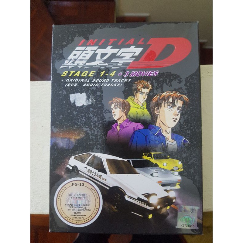 Initial D Stage 1-4 + 3 Movies | Shopee Malaysia