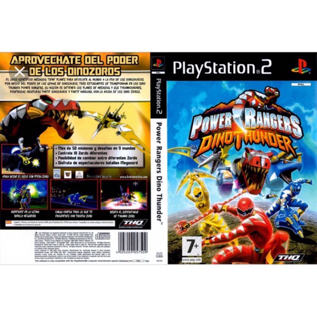 Ps2 POWER RANGERS DINO THUNDER ( CD Games ) | Shopee Malaysia